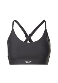 Reebok LUX STRAPPY - Sport-BH mit leichter Stützkraft - black/schwarz ...