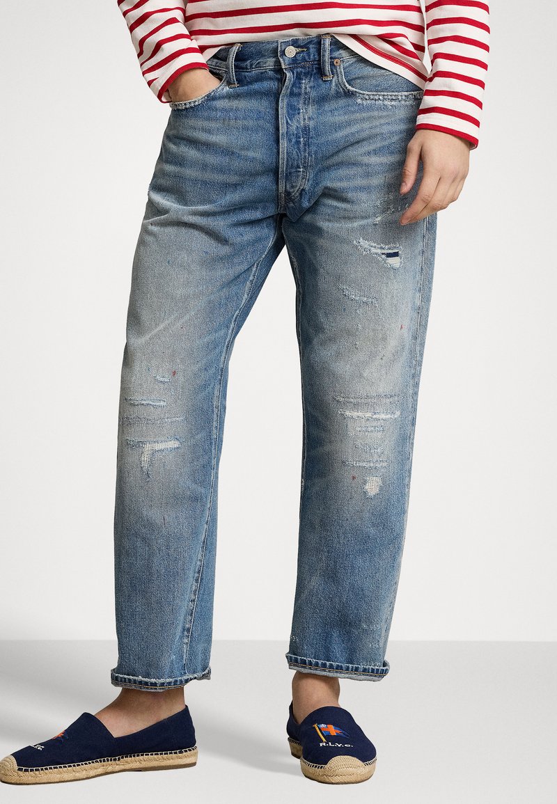 Polo Ralph Lauren VINTAGE CLASSIC FIT DISTRESSED JEAN - Jeans baggy - surfview/blu denim ...