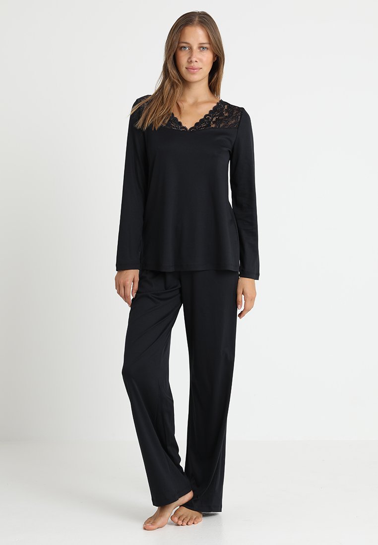 Hanro Pyjama - black/noir - ZALANDO.BE