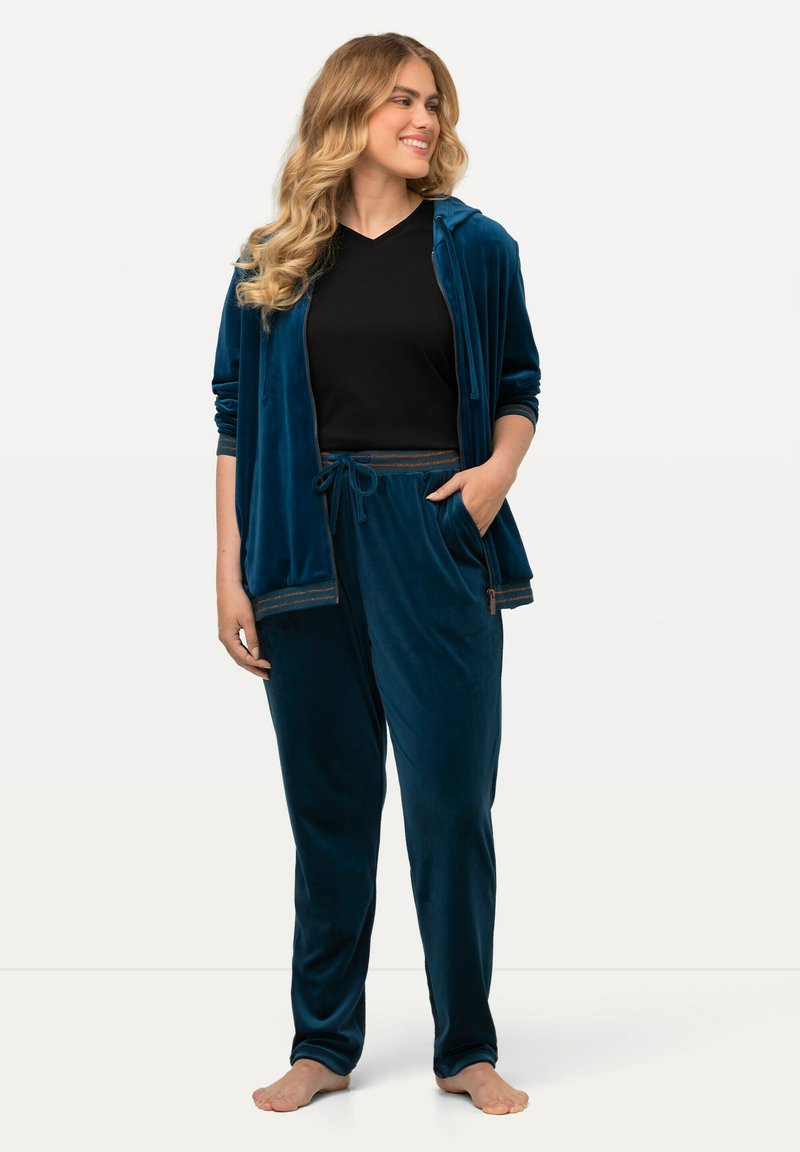 Ulla Popken Trainingsbroek - dark blue/donkerblauw - Zalando.be