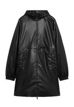 OYSHO Palton scurt - black/negru - Zalando.ro