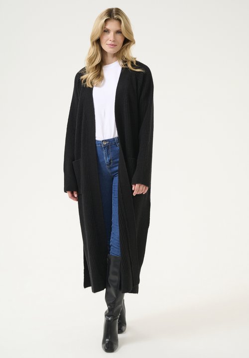 Morgan BLOCK - Neuletakki - noir/musta - Zalando.fi