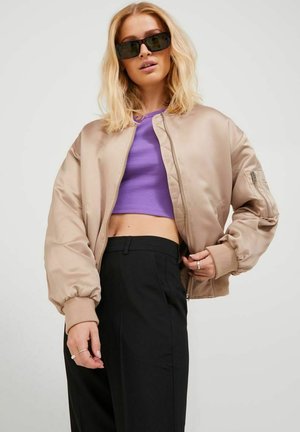 Neon & Nylon NEOCOLEEN JACKET - Chaquetas bomber - brown/marrón ...