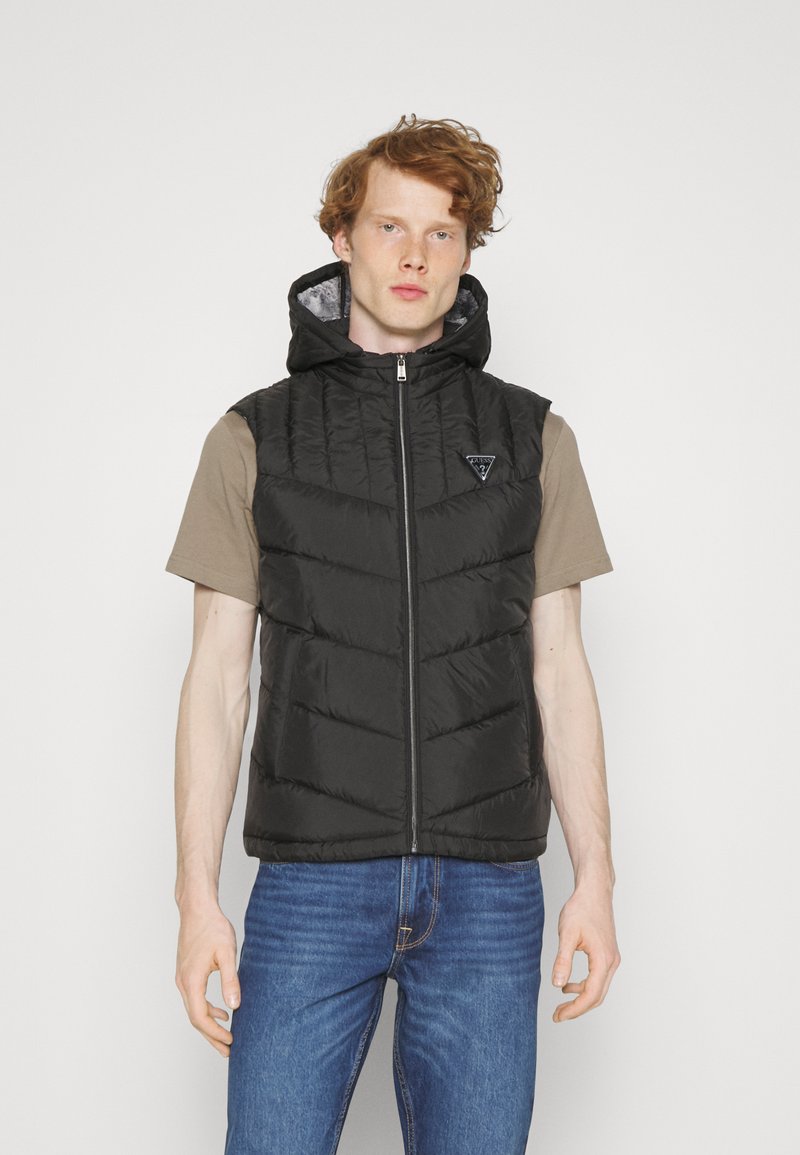 Guess SUPER LIGHT VEST - Waistcoat - jet black/black - Zalando.ie