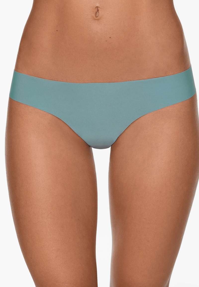 Oysho 5 Laser Cut Blend 5 Pack Thong Light Blue Zalando Ie