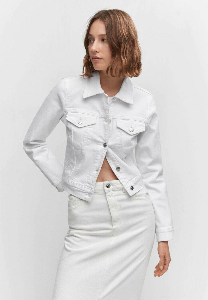 Mango VICKY - Chaqueta vaquera - blanco - Zalando.es