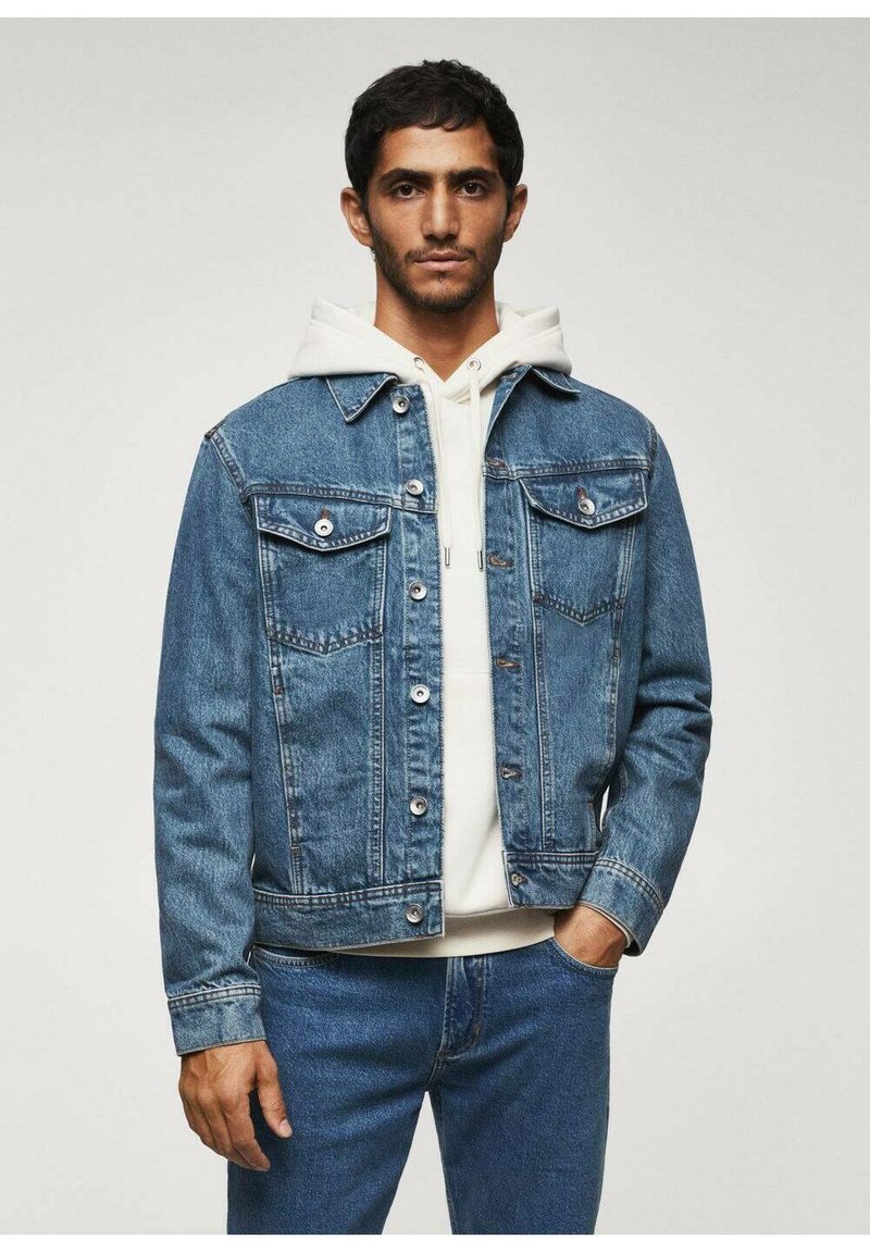 Mango KEVIN - Denim jacket - dark blue - Zalando.de