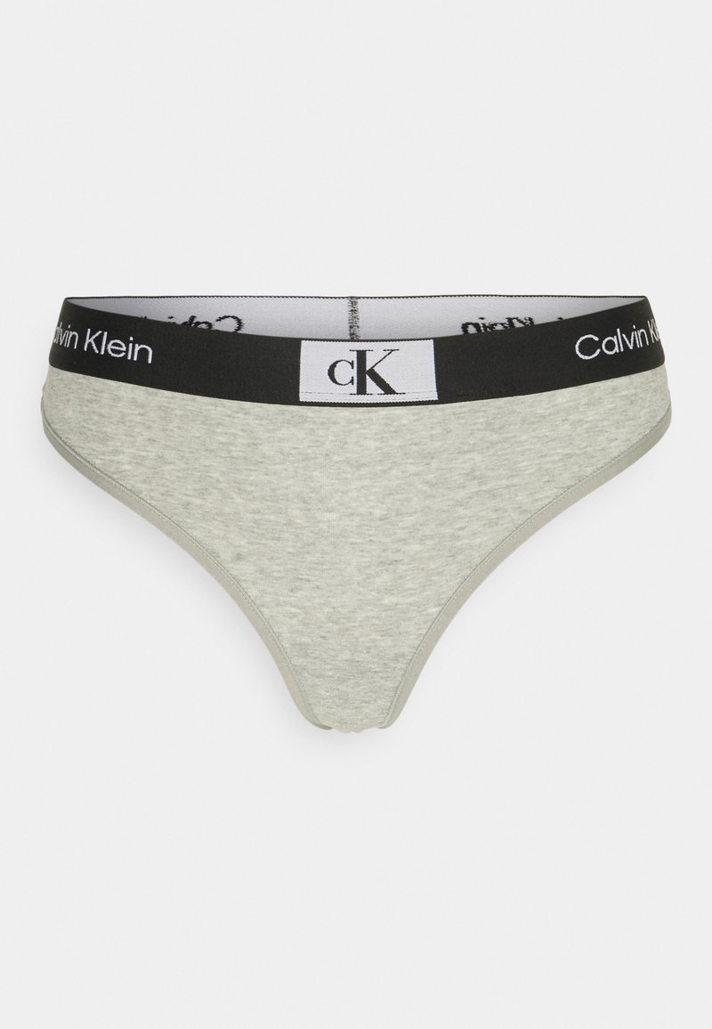 Calvin Klein Underwear MODERN THONG 1996 COTTON - Tanga - grey heather ...