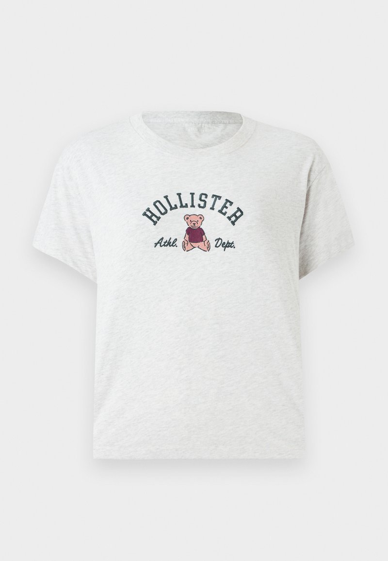 Hollister Co. TREND LOGO - T-shirt print - grey/grijs - Zalando.nl
