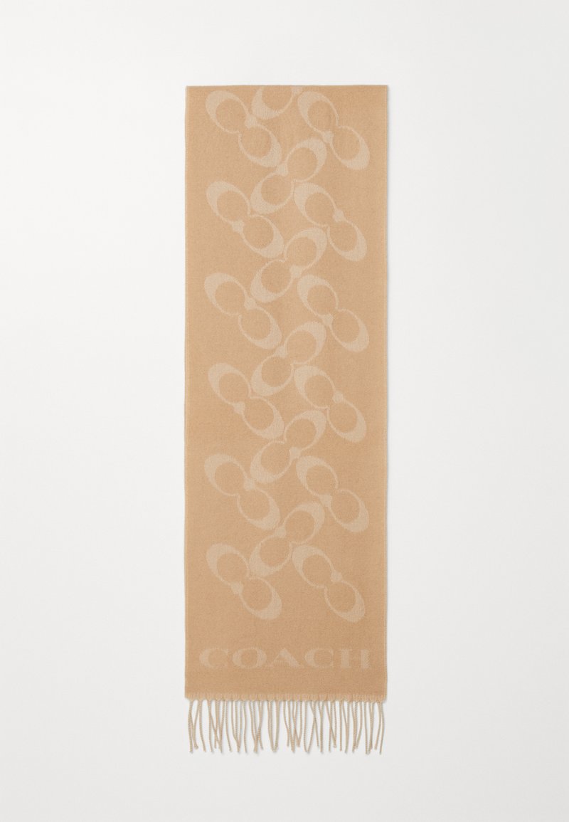 COACH BIAS SIGNATURE MUFFLER - Schal - camel/beige - Zalando