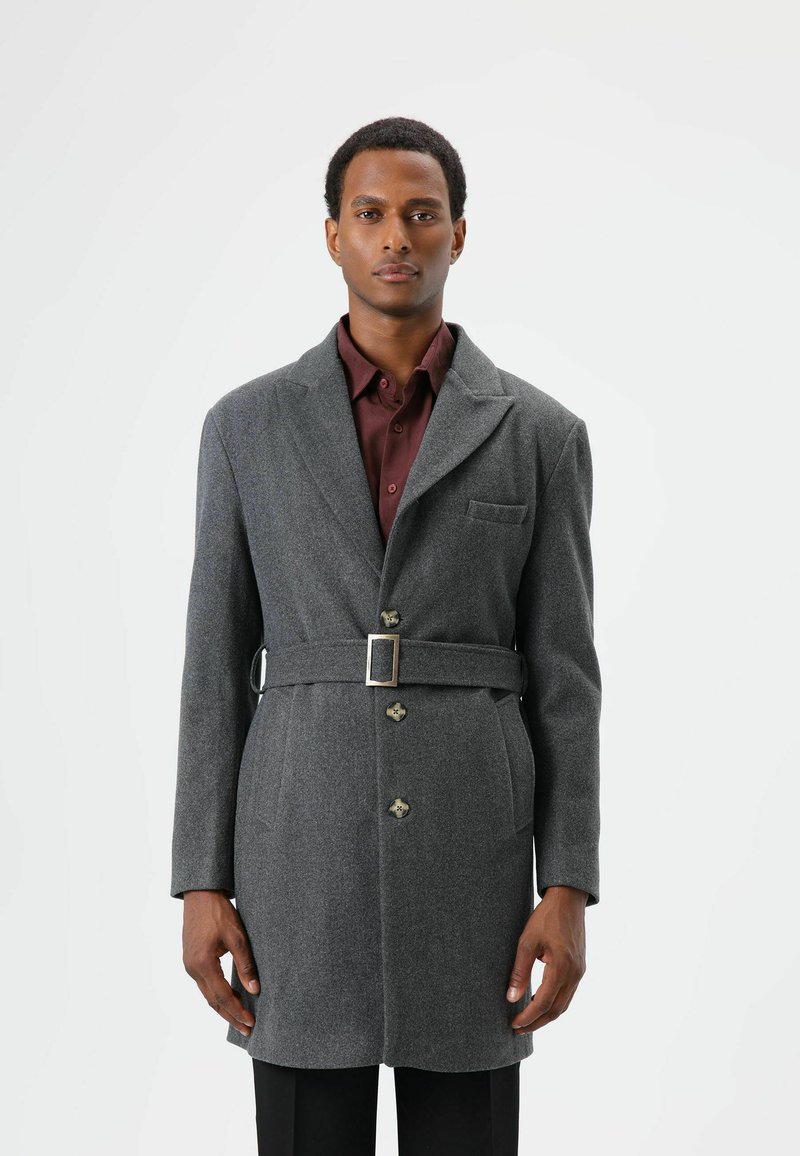 Lucy & Sam BELTED - Trenchcoat - anthracite - Zalando