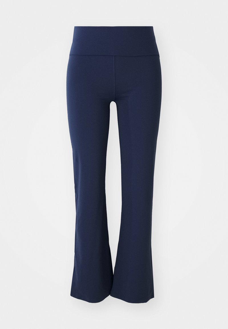 Nike Performance ONE PANT - Tights - midnight navy/white/mørkeblå ...