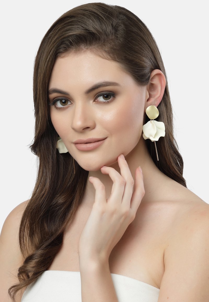 AVANT-GARDE PARIS PETALS - Ohrringe - cream/offwhite - Zalando.de