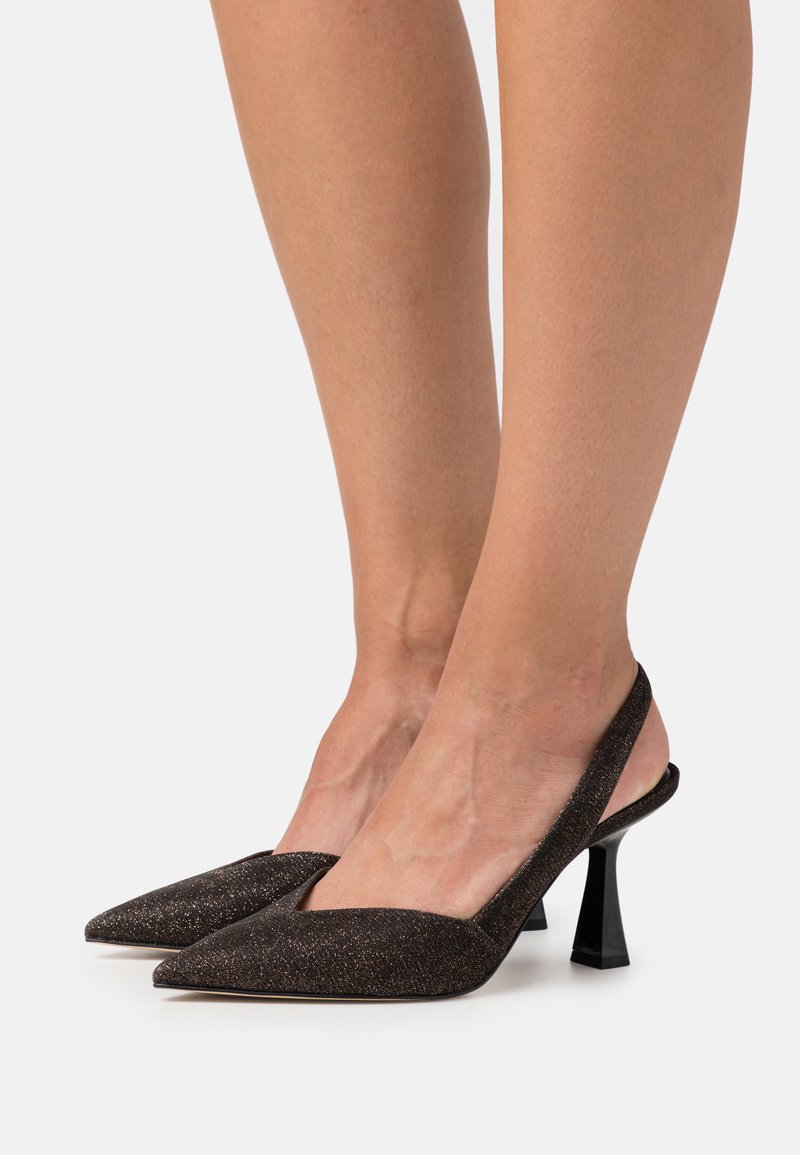MICHAEL Michael Kors CHELSEA SLING - High heels - black - Zalando.co.uk