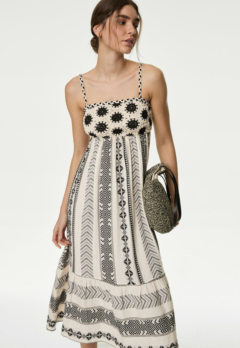 Marks & Spencer Printed Textured Midaxi - Accessorio da spiaggia ...