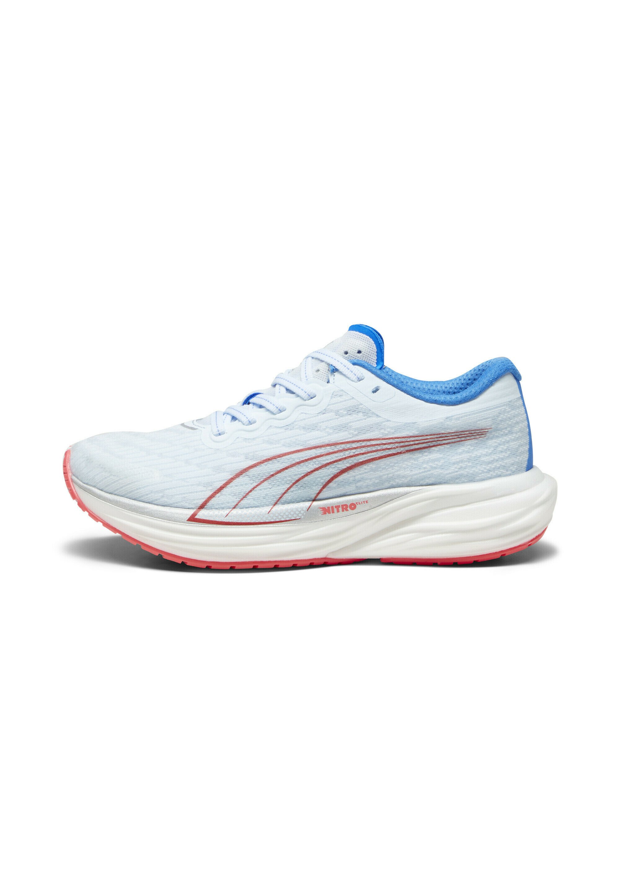 Puma DEVIATE NITRO - Sneaker low - icy blue fire orchid/blau - Zalando.ch