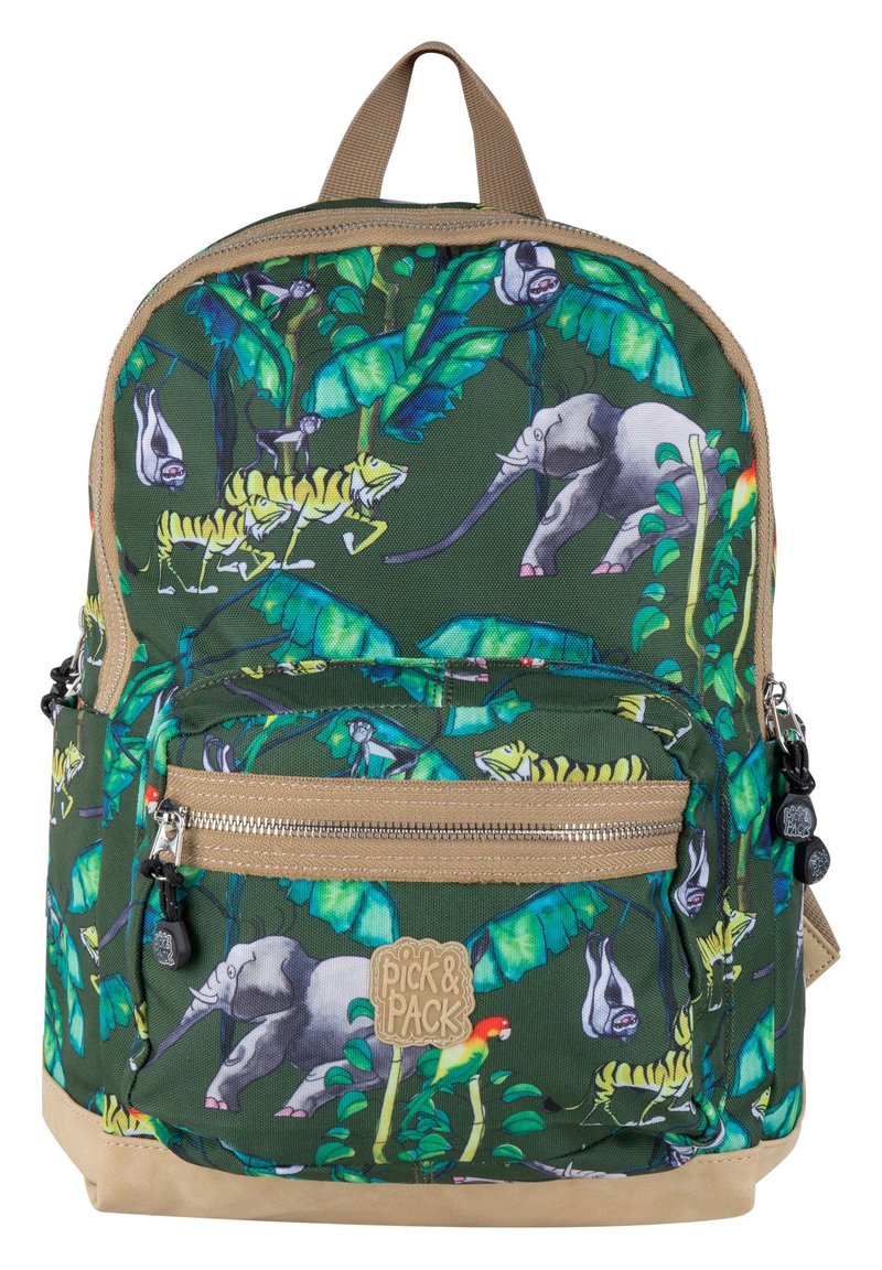 Pick & Pack HAPPY JUNGLE M - Rucksack - bamboo green/green - Zalando