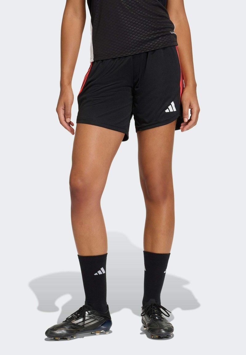 adidas Performance Sports shorts - black semi lucid red/black - Zalando