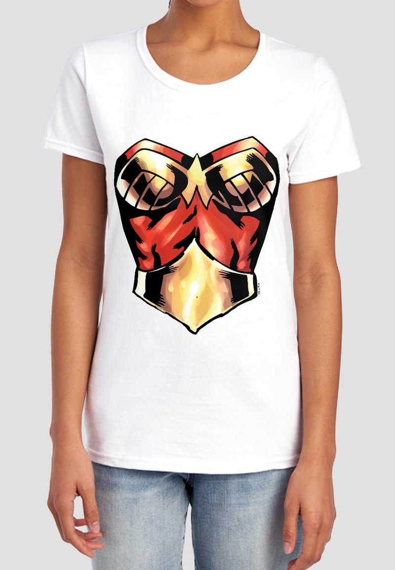 Cotton Soul Print T-shirt - white - Zalando