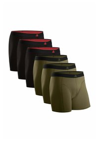 Danish Endurance ULTRASOFT 6 PACK - Pants - black olive/olive - Zalando