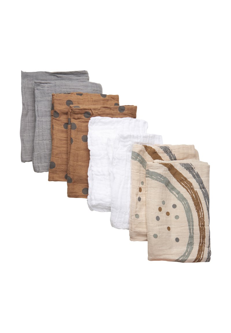 Pippi made with love 8-PACK - Muslin blanket - sandshell/off-white ...