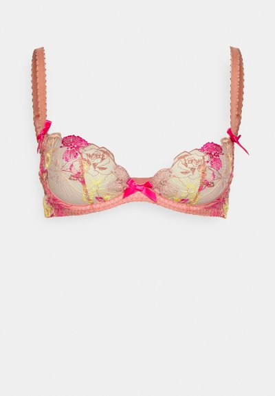 Agent Provocateur ZURI BRA - Sujetador con aros - dusky pink/yellow ...