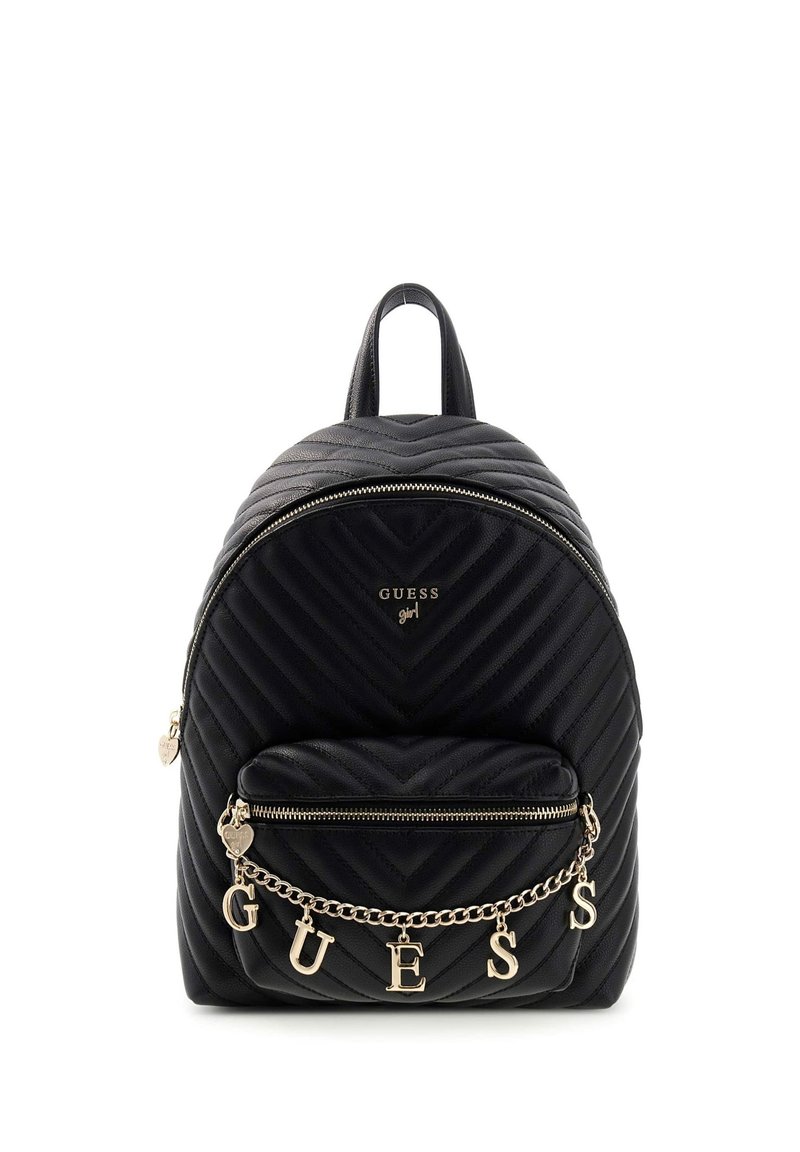 Guess MIT LOGO-LETTERING - Rucksack - schwarz/black - Zalando