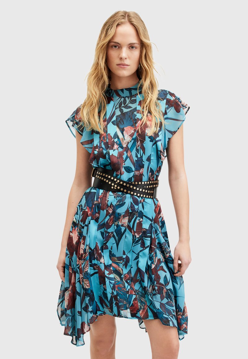 AllSaints FLEUR BATU - Robe de jour - lagoon blue/bleu - ZALANDO.FR