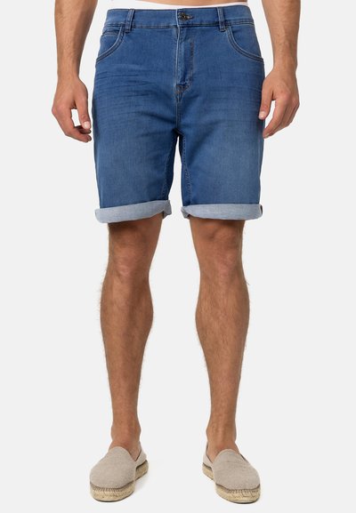 INDICODE JEANS ETTORE - Jeans Shorts - dim blue/light-blue denim - Zalando.ch