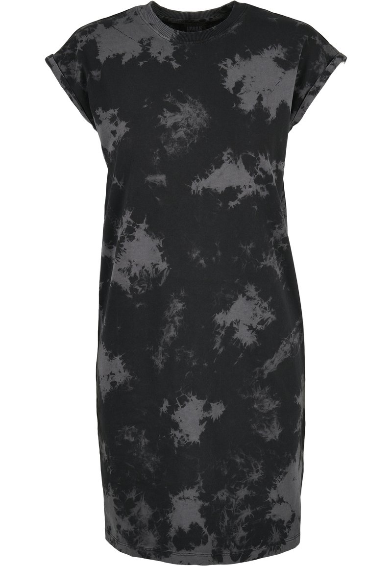 Urban Classics Bleached Žerzejové šaty Black Grey černá Zalando Cz