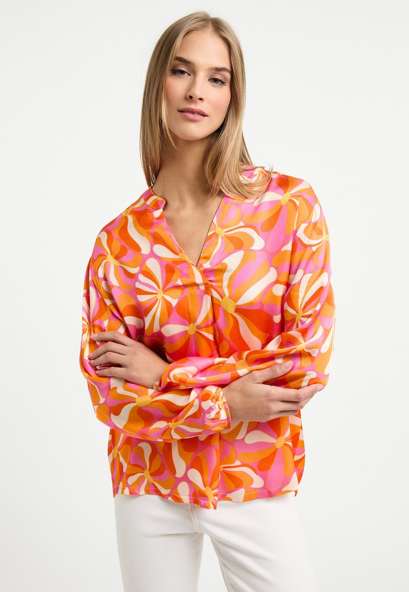 Frieda & Freddies Bluse - dunkelorange/orange - Zalando