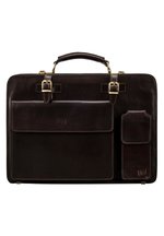 Maxwell Scott THE ALANZO - Briefcase - dunkelbraun/dark brown - Zalando.de