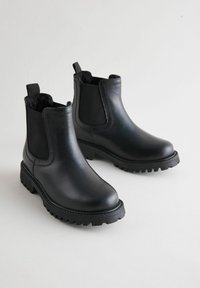 Next WARM CHELSEA - Lage laarzen - new black/gemêleerd zwart - Zalando.nl