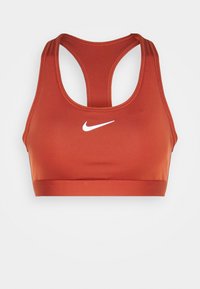 Nike Performance BRA - Medium support sports bra - rugged orange/orange ...