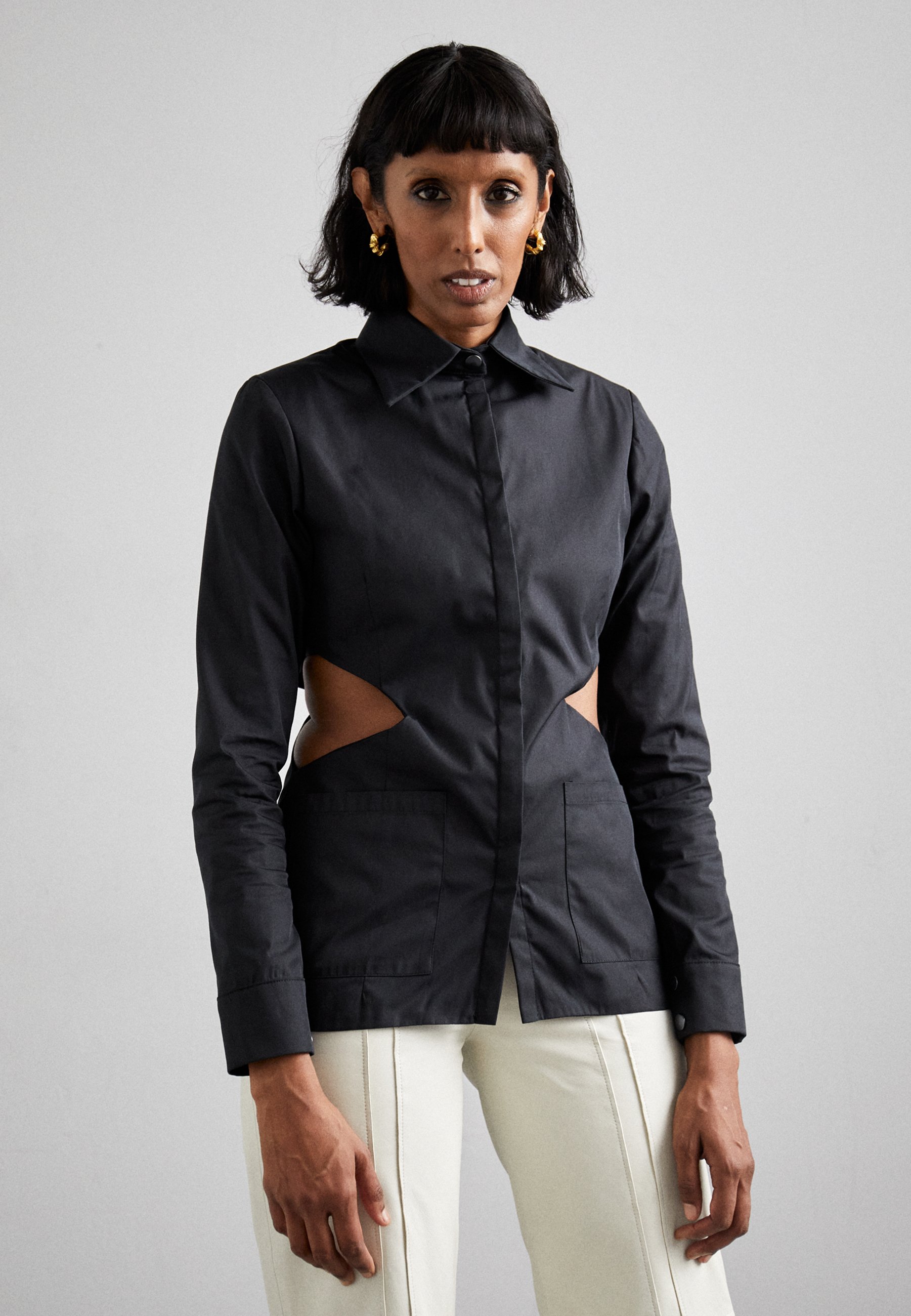 April & Alex TARA - Hemdbluse - black/schwarz - Zalando.ch