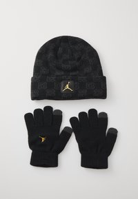 Jordan JAN MONOGRAM BEANIE UNISEX SET - Beanie - black - Zalando