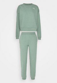 Puma LOUNGEWEAR SUIT - Träningsset - eucalyptus/grön - Zalando.se