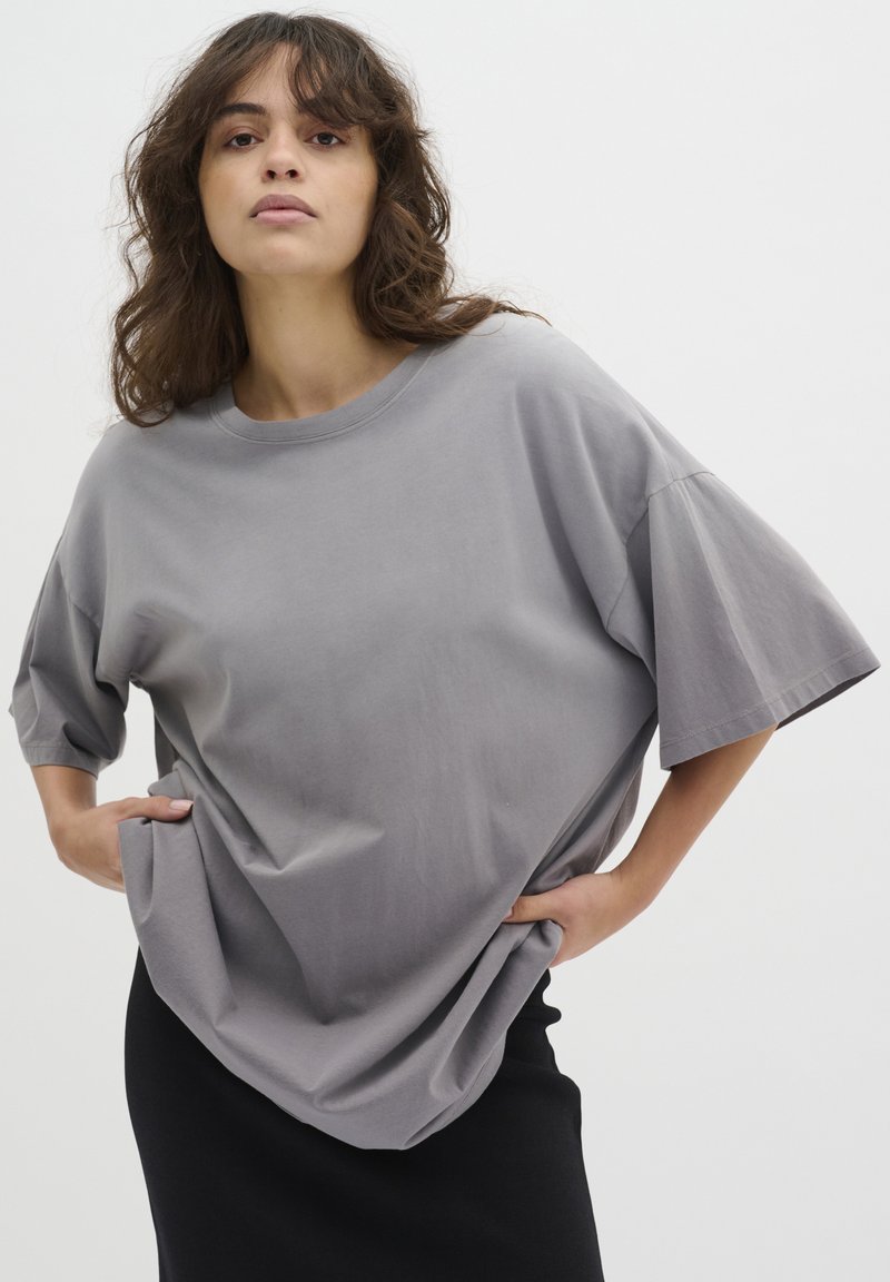 My Essential Wardrobe LISAM - Langarmshirt - grey dip dye/grau - Zalando.ch