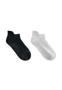 OYSHO 2 PACK YOGA AND PILATES - Trainer socks - black - Zalando