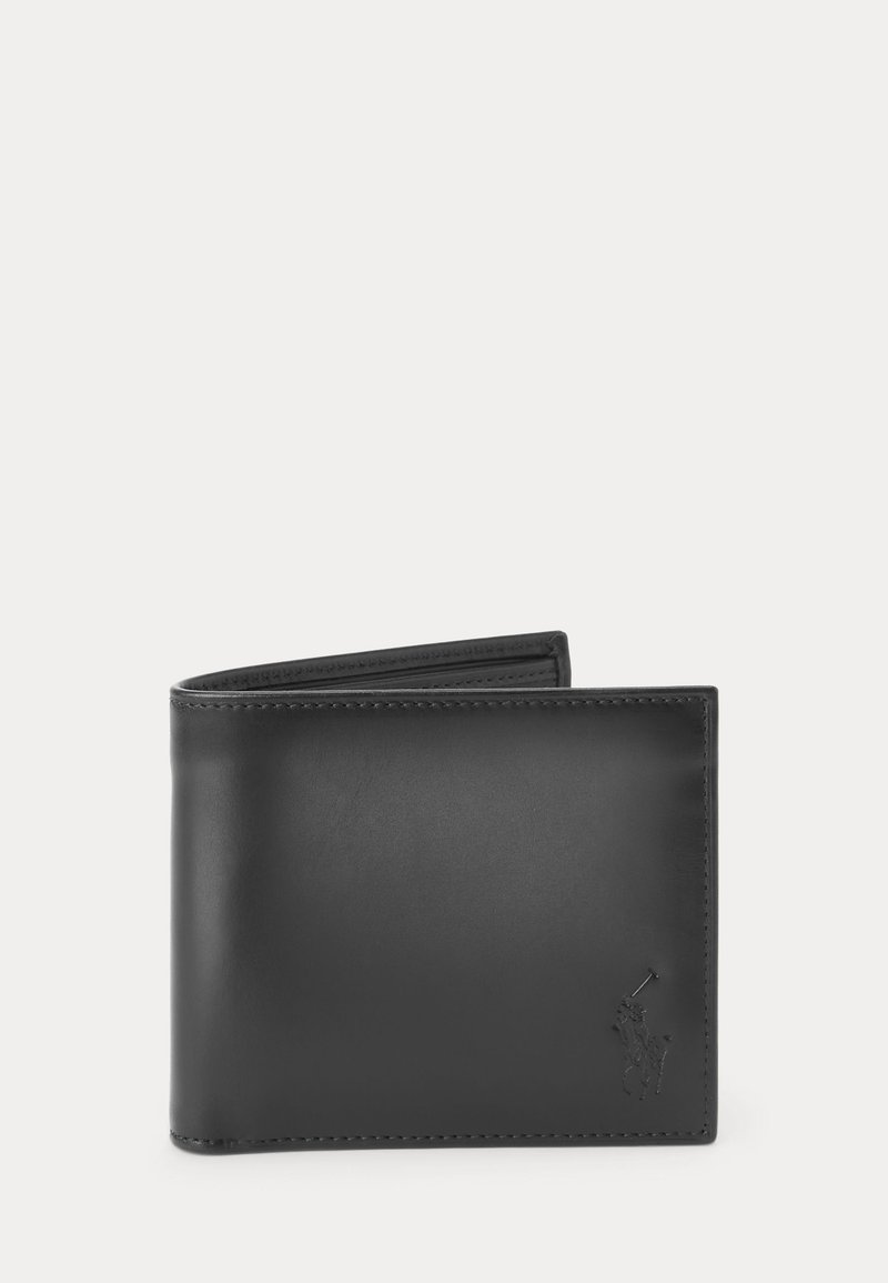 Polo Ralph Lauren SIGNATURE PONY LEATHER WALLET - Wallet - black/white ...