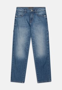 Guess JUNIOR OVERSIZE PANTS - Relaxed fit jeans - blue thunderbolt/blue ...