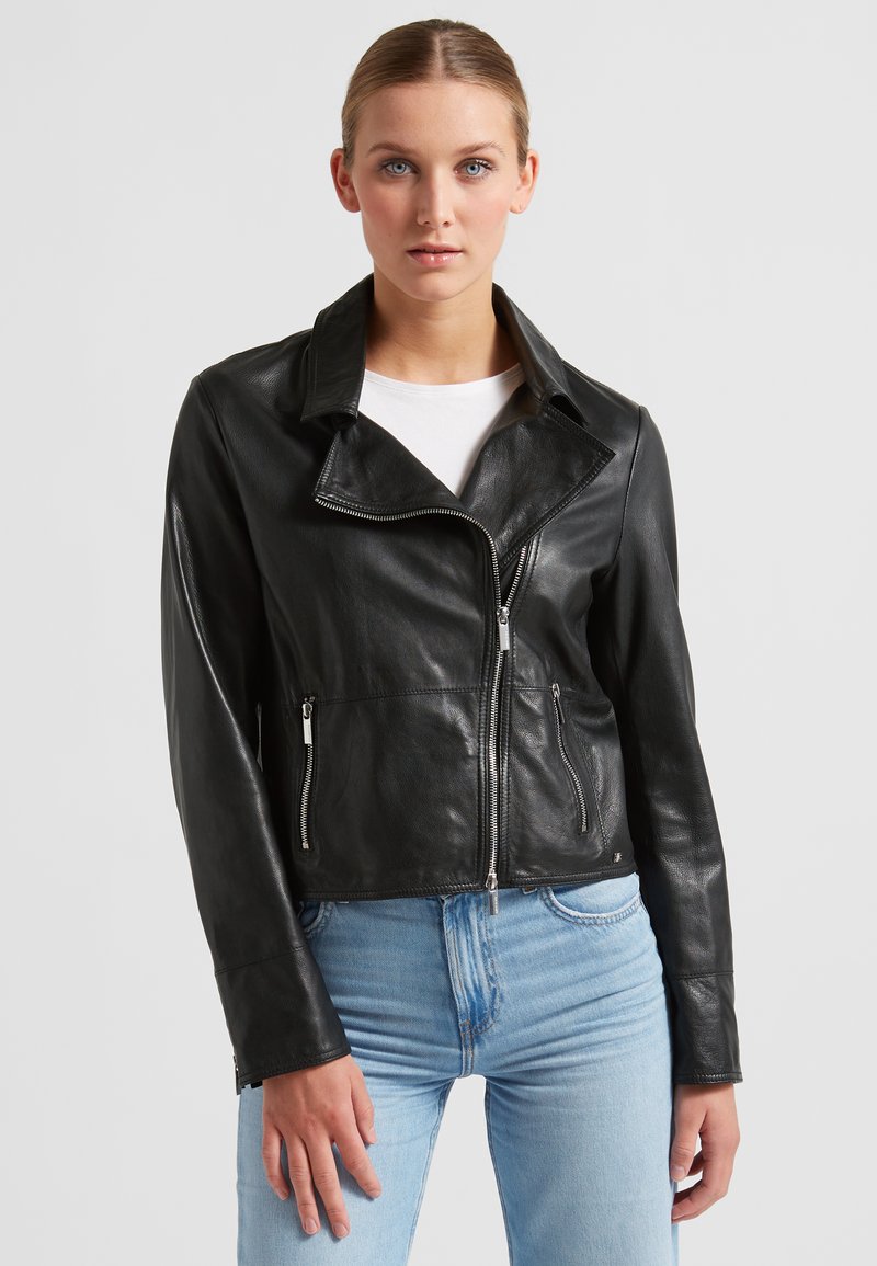 Milestone MSABA - Lederjacke - schwarz - Zalando