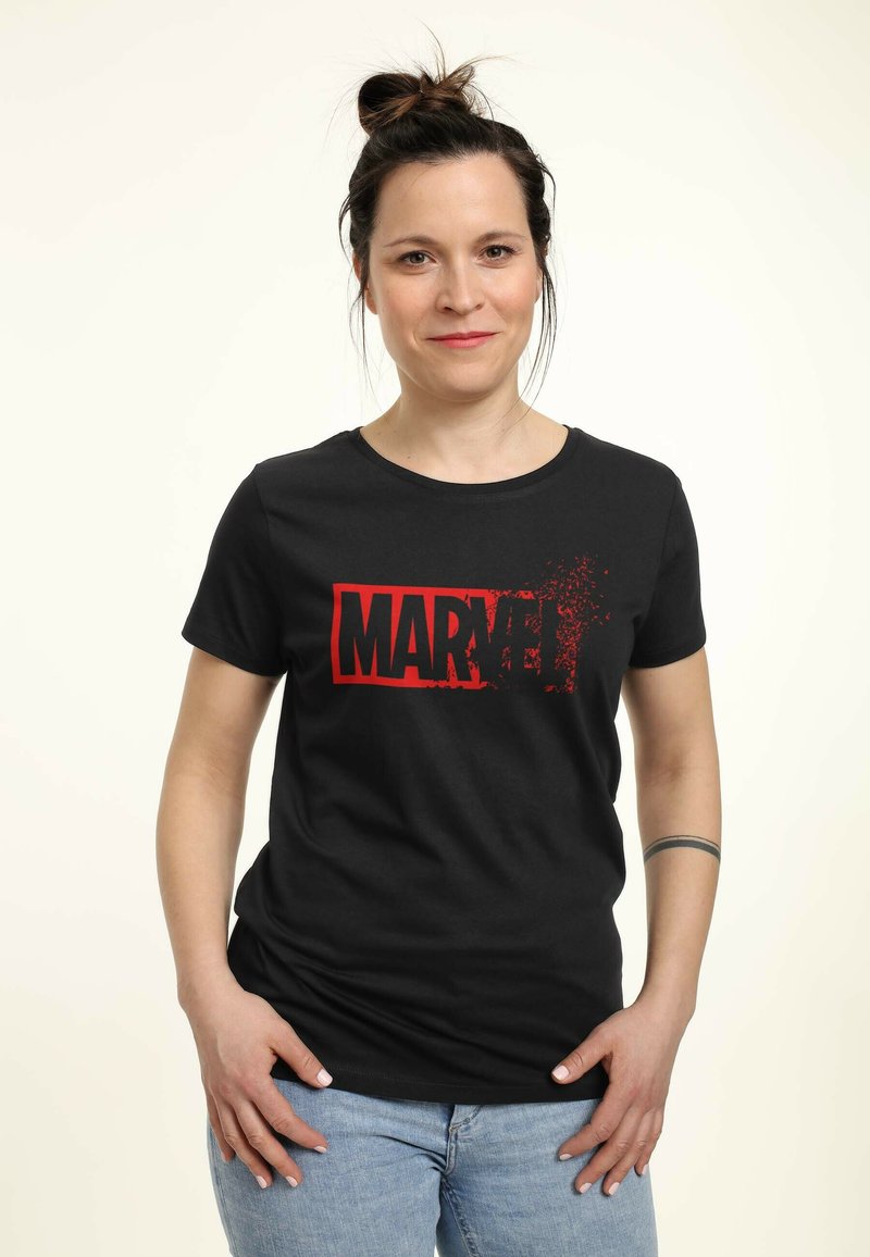 Marvel MARVEL OTHER DUST MARVEL - Print T-shirt - black - Zalando