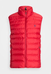 Polo Ralph Lauren THE COLDEN PACKABLE VEST - Vesta - red/červená ...