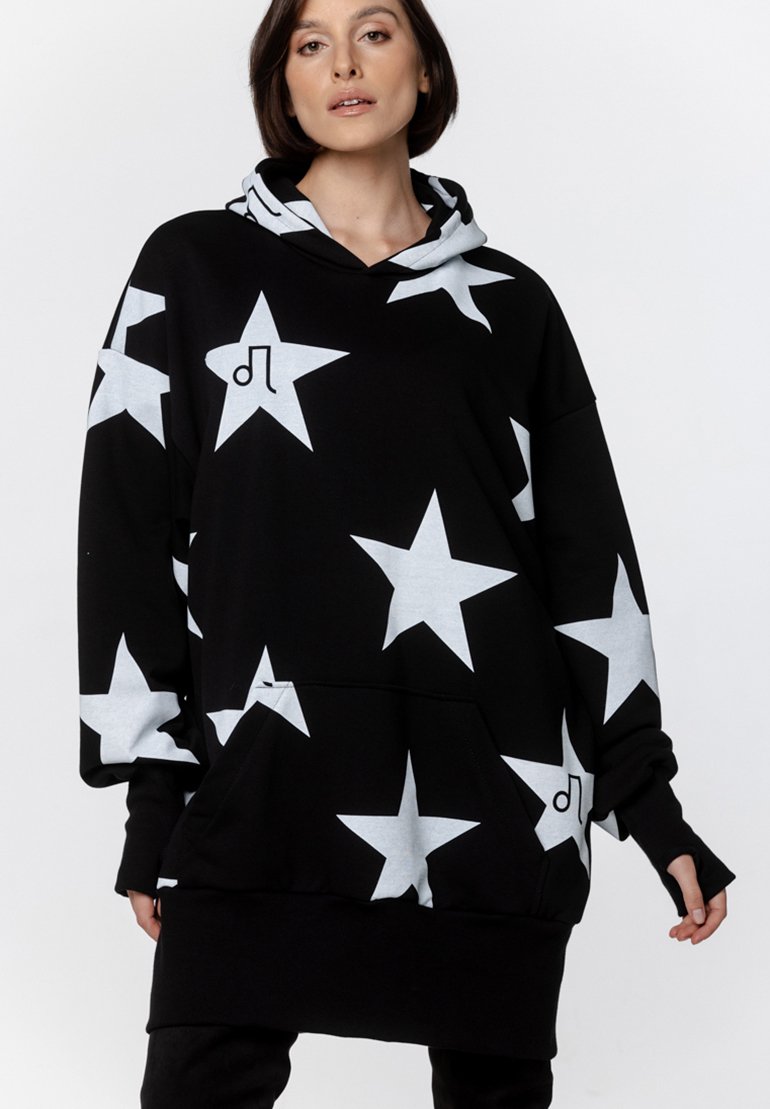 PILAWSKI AGA - Bluza z kapturem/czarny - Zalando.pl