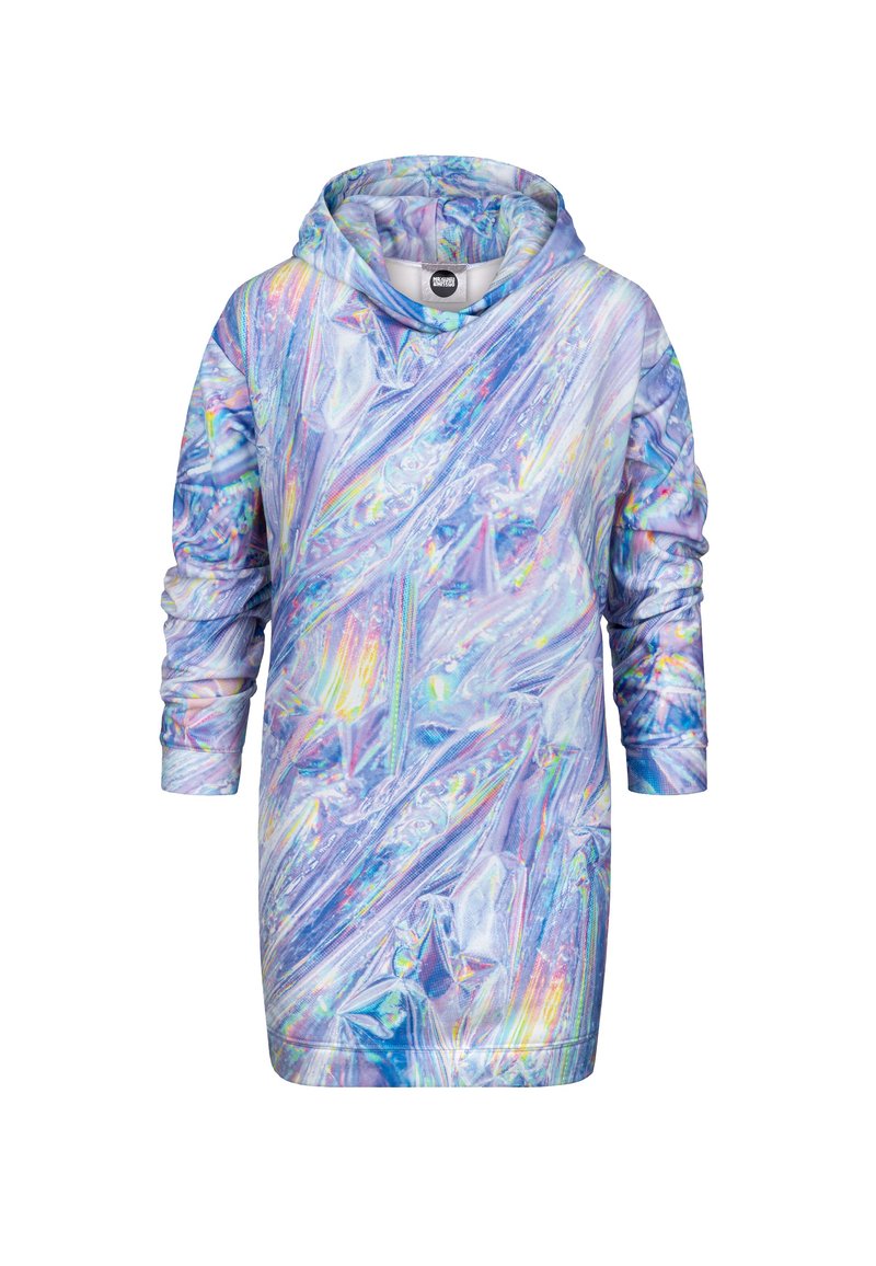 Mr. GUGU & Miss GO MAGIC FOIL HOODIE - Freizeitkleid - white/weiß ...