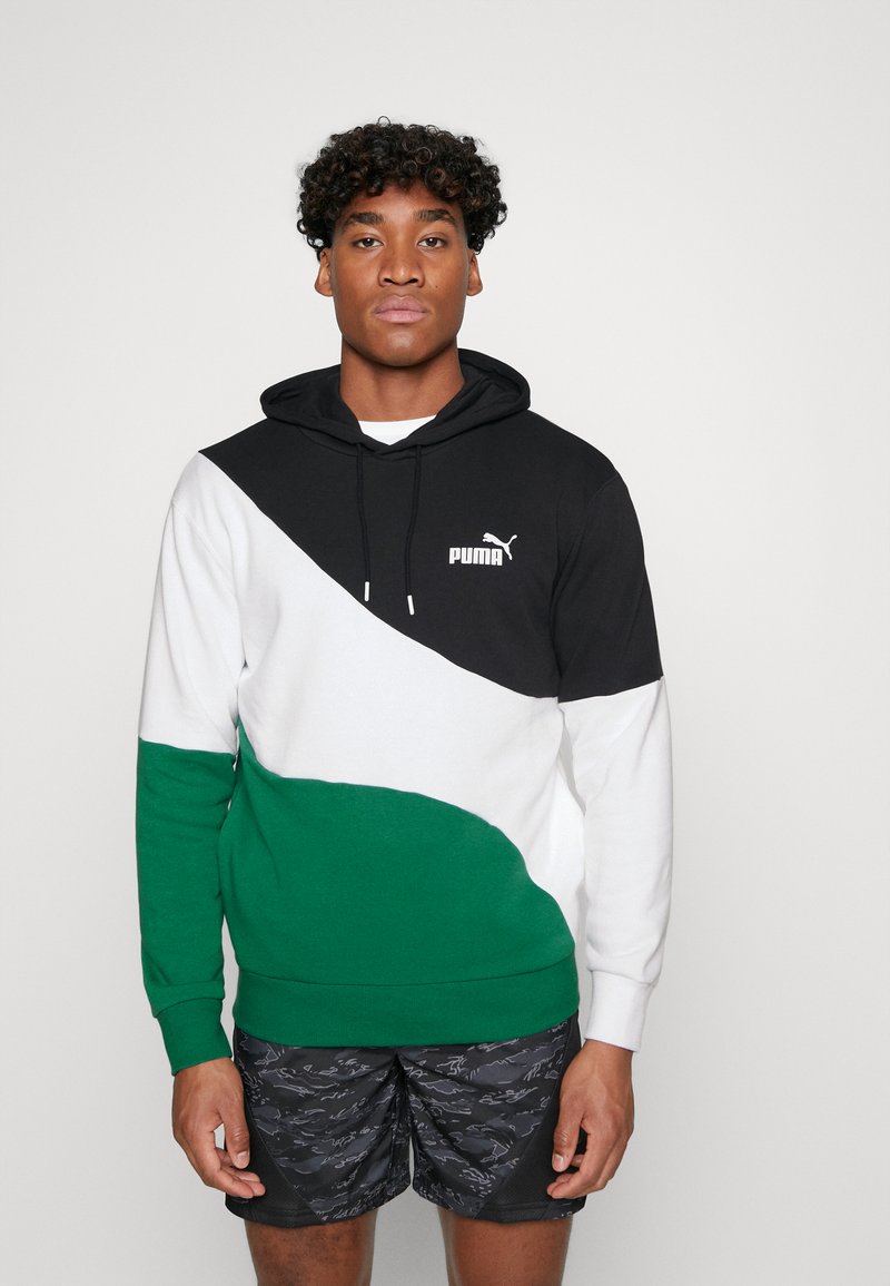 Puma POWER CAT HOODIE - Sweat à capuche - vine/vert - ZALANDO.FR