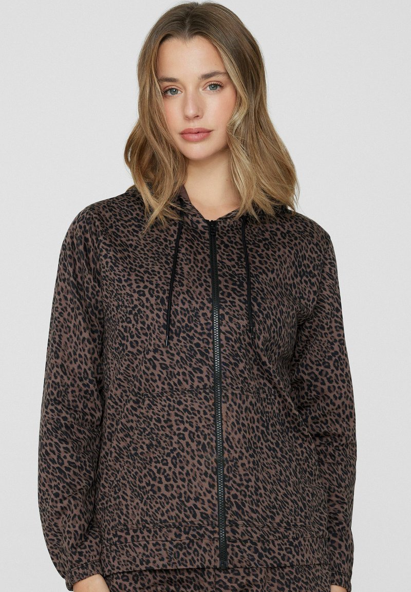 Tezenis Sweat zippé - brown/marron foncé - ZALANDO.FR