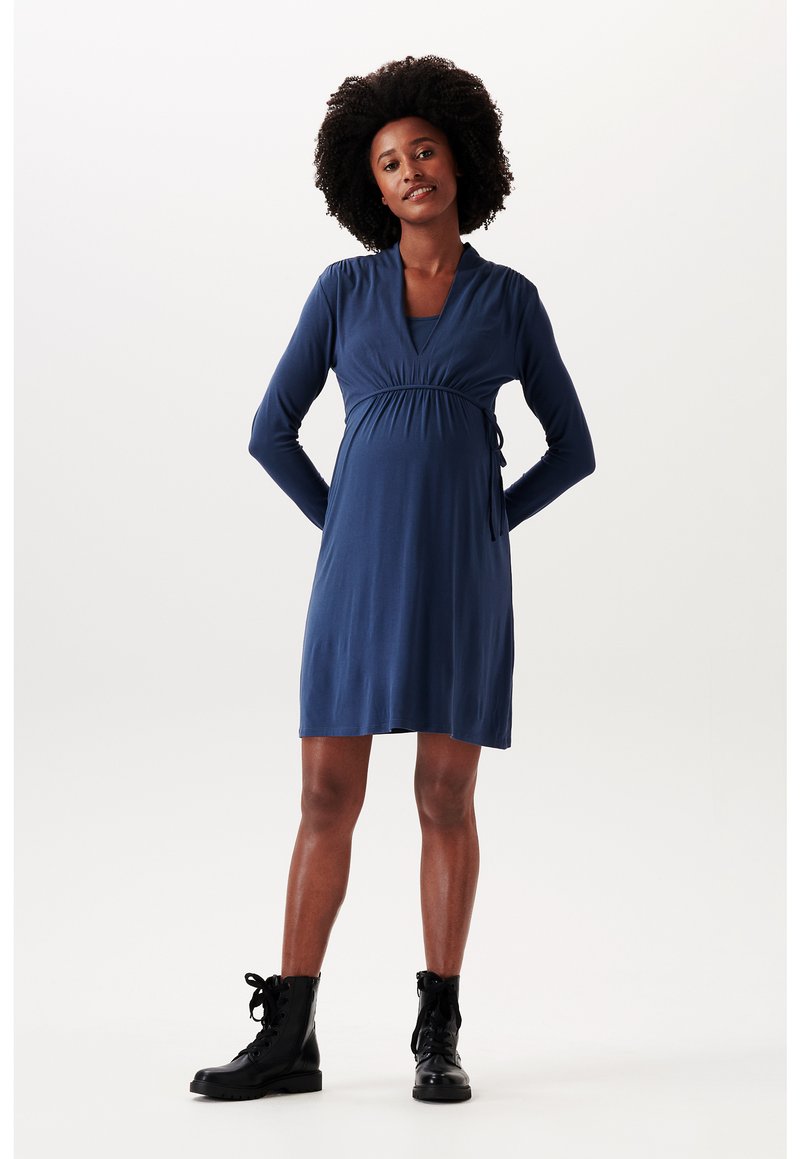 Esprit Maternity Žerzejové šaty - dark blue/modrá - Zalando.cz