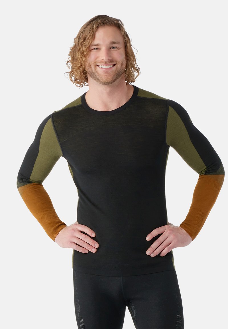 Smartwool INTRAKNIT THERMAL MERINO BASE LAYER COLORBLOCK CREW ...